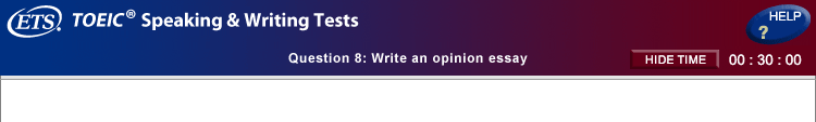 TOEIC Speaking & Writing Tests Sample｜TOEIC Speaking & Writing Tests ...